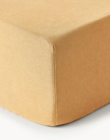 Napínací prostěradlo na kontinentální postel z praného lnu Airy