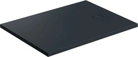 OMNIRES Aquarock M+ - Sprchová vanička 80x100 cm, matná černá AQUAROCK80-100BLV