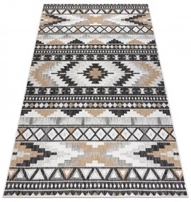 Dywany Łuszczów Kusový koberec Cooper Sisal Aztec 22235 ecru/black ROZMĚR: 160x220