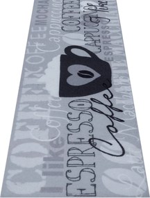 Behúň Cook & Clean 105729 Grey Black White, 50x150, šedá, kuchyňa, Hanse Home