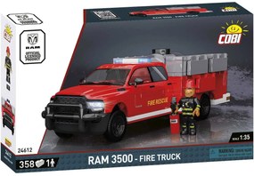 Cobi 24612 ram 3500 hasiči americký automobil 1:35