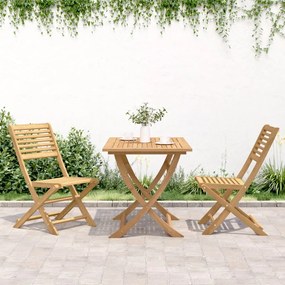 Skládací zahradní židle 2 ks 48,5 x 61,5 x 87 cm masivní akácie - Default Title