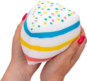 Antistresová mačkací dortová hračka / Strečová hračka / Plast / 12 cm