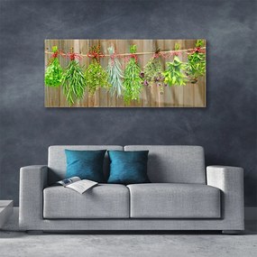Plexisklo-obraz Sušené Byliny Listy Příroda 125x50 cm