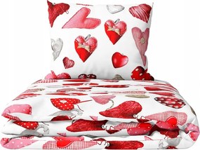 Povlečení Z Kůry 160x200 cm 2x70x80 cm Polský Výrobce Valentýn Bílý