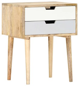 Noční stolek 47 x 35 x 59 cm masivní mangovníkové dřevo - Default Title