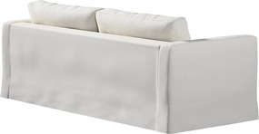 Potah na pohovku IKEA  Karlstad 3-místná, nerozkládací, dlouhý barva šedá látka pletený vzor