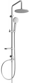 Mexen sprchový set X40 s horní hlavicí 22 cm, grafitová, 7984040091-66