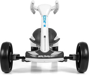 Elektrická motokára s dálkovým ovládáním a LED efekty GOKART BOLT Milly Mally white