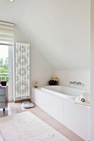Isan Collom 1800 x 450 mm koupelnový radiátor bílý