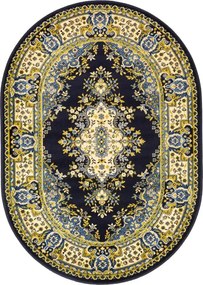 Kusový koberec Fatima S granat ovál Ovál 120 x 170 cm
