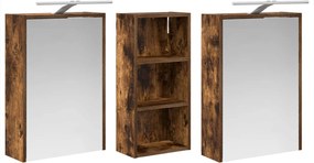 Sada koupelnových skříněk 3 ks 116 x 16 x 62,5 cm 3403820