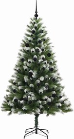 Umělý vánoční stromeček s umělým sněhem 300 LED Teplá bílá 3395452