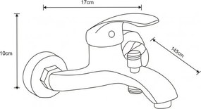Mexen Fabia, vanová baterie, černá, 746530-70