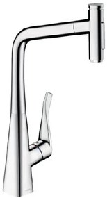 Hansgrohe M71 - Dřezová baterie Metris Select s výsuvnou sprškou, chrom 73820000