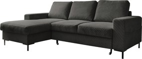 XXXLutz ROHOVÁ SEDAČKA, textil, šedá MID.YOU - Sedací soupravy - 001454002603