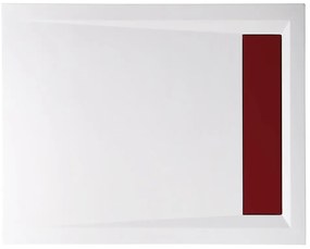 Polysan, VARESA sprchová vanička z litého mramoru se záklopem, obdélník 110x90x4cm, 72938