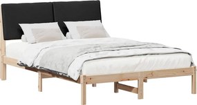 Rám postele Hnědo-černá 160 x 200 cm Masivní borovicové dřevo 3394370