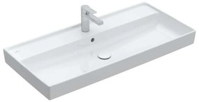 Villeroy & Boch Collaro - Umyvadlo nábytkové 100x47 cm, s přepadem, otvor pro baterii, alpská bílá 4A33A501