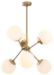 Designový lustr Abiba 55 cm zlatý