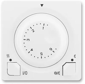 ABB Swing (L) termostat otočný 3292G-A10101 B1 jasně bílá
