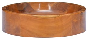 vidaXL Marketos Umyvadlo masivní teak Φ40 x 10 cm