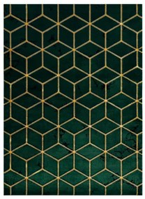 koberec EMERALD výhradní 1014 glamour, stylový krychle lahvově zel velikost 160x220 cm | krásné koberce cz