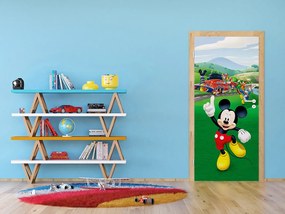 Dětská vliesová fototapeta na zed' Mickey Mouse Nahoru, Disney | 90 x 202 cm | DFTDNV 5480
