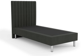 Čalouněná postel 90x200 cm Amby (černá). 1036157