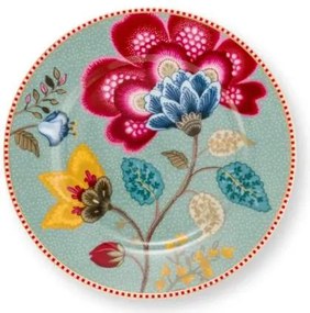 Pip Studio Blooming Tales talíř Ø17cm, modrý