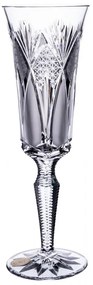 Onte Crystal Bohemia Crystal dárková sada na šampaňské se skleničkami dekor 52564 180 ml 2KS