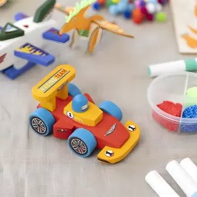 Creativ Company Závodní auto dřevěné / Kreativní sada / od 8 let