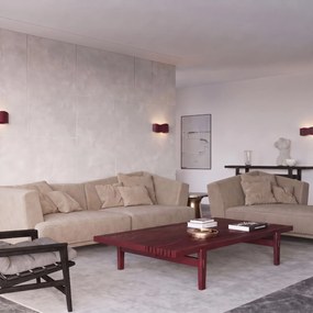 Sollux Lighting Nástěnné svítidlo TILA 30 bordó