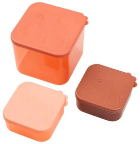 OnaDnes -20% Sada oranžových plastových potravinových boxů Done by Deer Elphee L