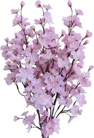Svazek větviček TŘEŠEŇ růžová 78 cm, 3 ks