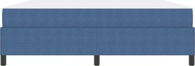 Rám postele s matrací Modrá 180 x 200 cm textil 3399138