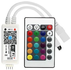 SOLIGHT Wifi Smart LED světelný pásek, RGB+CCT, 5m, adaptér, dálkový ovladač