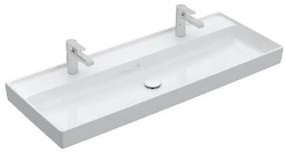 Villeroy & Boch Collaro - Umyvadlo nábytkové 1200x470 mm, bez přepadu, 2 otvory pro baterii, alpská bílá 4A33C101