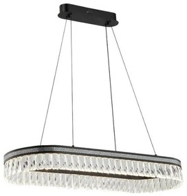 LED Stmívatelný křišťálový lustr na lanku THALIA LED/50W/230V 3000-6000K + DO