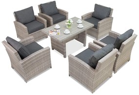 Sada zahradního nábytku Parma Premium šedá Garden Point