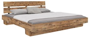 Massive home | Masivní postel Jannis 180x200 recyklovaná borovice - výběr velikosti MH1246W 140x200 cm