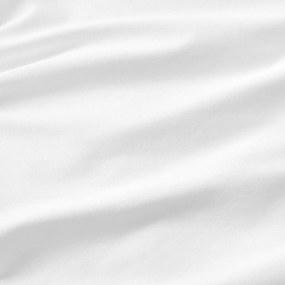 Goldea nepropustné jersey prostěradlo do dětské postýlky - bílé 70 x 140 cm
