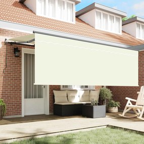 Stahovací markýza Krémová 350 x 200 cm Polyester a hliník 3329641
