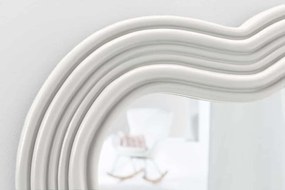 Designové nástěnné zrcadlo Mahealani 100 cm bílé