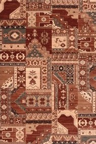 Moderní vlněný koberec Osta Kashqai 4323/300 červený Osta 67 x 130