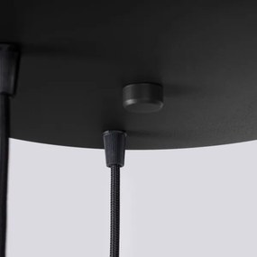 Sollux SL.1715 - Lustr na lanku HALO 3xG9/8W/230V pr. 25 cm černá