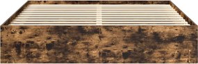Rám postele kouřový dub 180 x 200 cm Super King Size 3203884