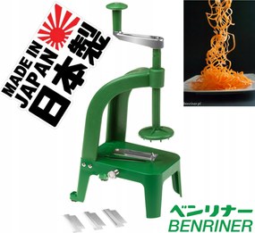 Spirálový kráječ spiralizer Benriner japonský Cook Help těstoviny s zeleniny