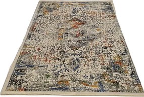 HU Vícebarevný vintage koberec Artiste 27150-Multi-Grey Rozměr: 60x110 cm