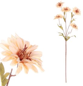 Autronic Chryzantéma, umělá květina, krémová